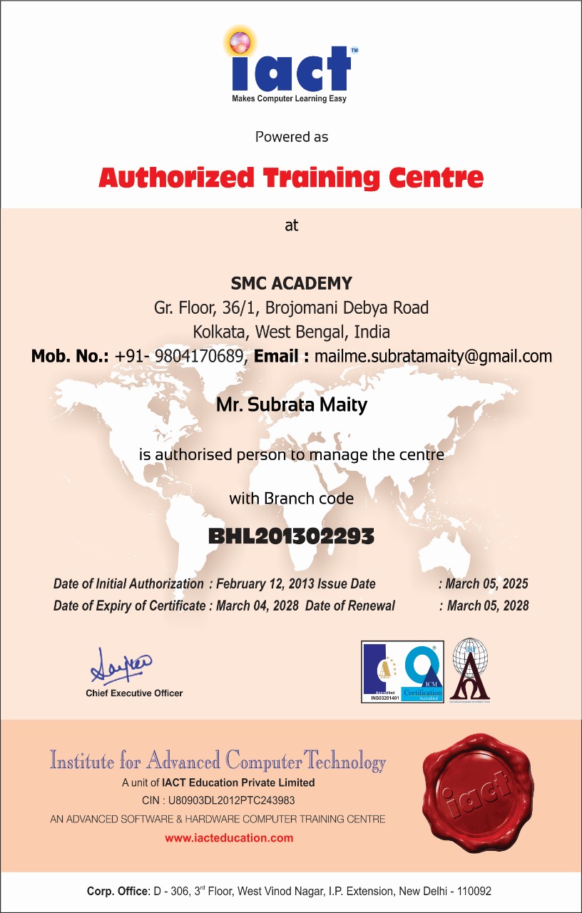 Computer Training Institute in Behala - SMC Academy